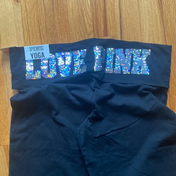 Pants & Jumpsuits | Nwt Victorias Secret Pink Yoga Roll Over Waist Boot ...